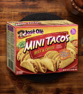 Beef & Cheese Mini Tacos, 16.2oz - Jose Ole