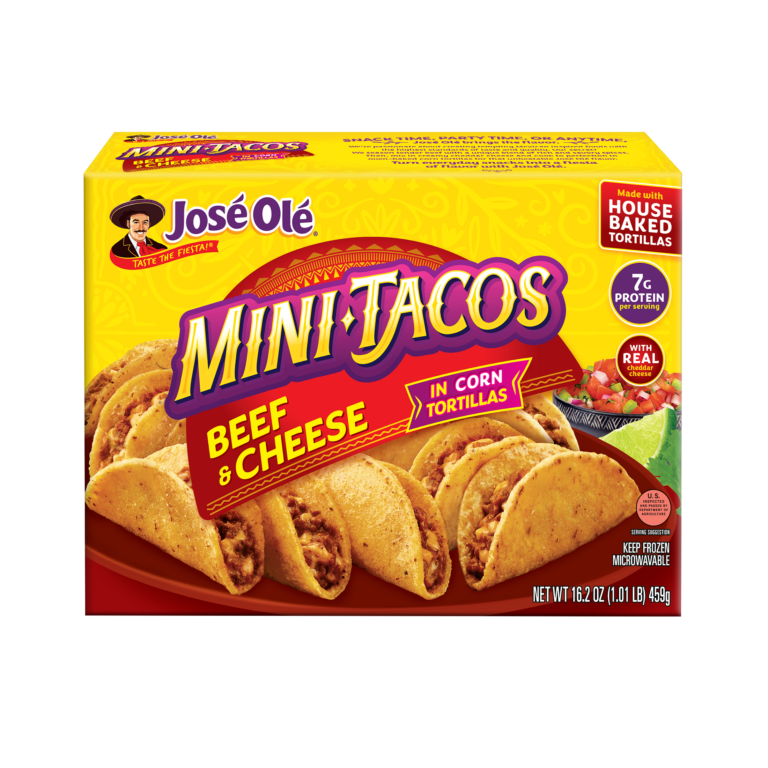 Beef & Cheese Mini Tacos - Jose Ole