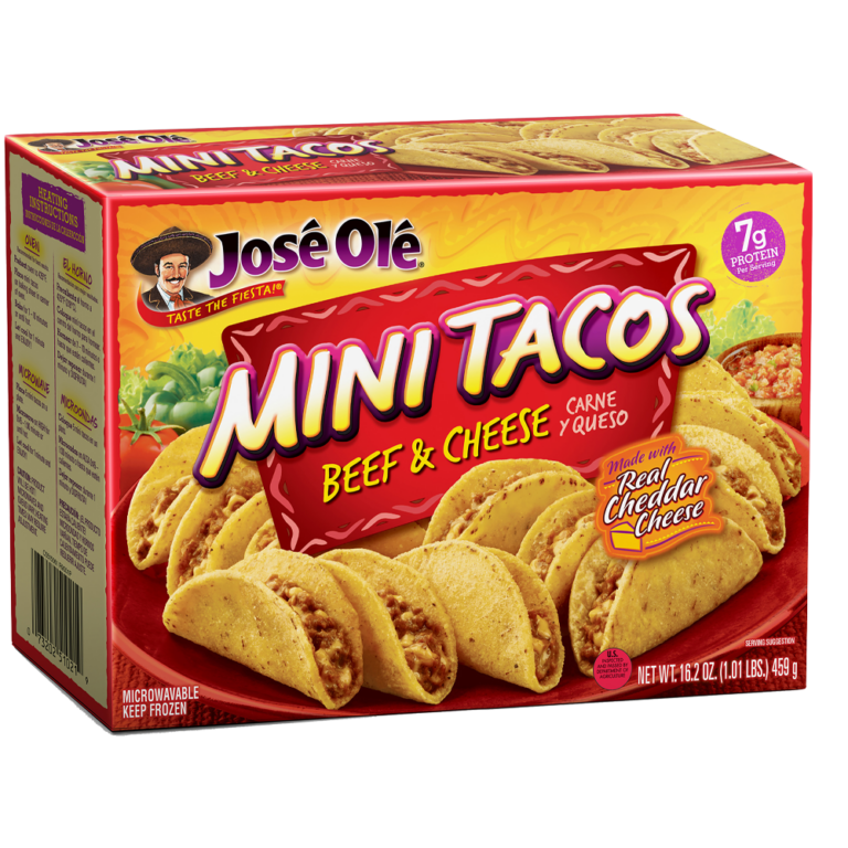 Beef & Cheese Mini Tacos, 16.2oz - Jose Ole