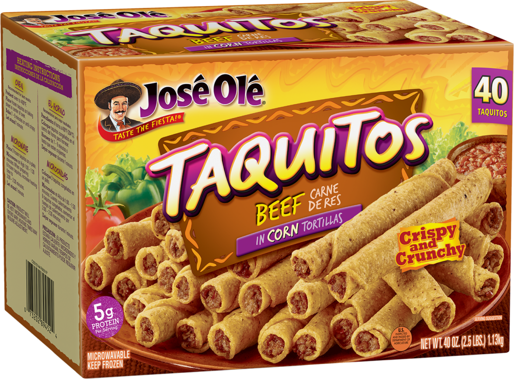 Beef Taquitos in Corn Tortillas, 40oz - Jose Ole
